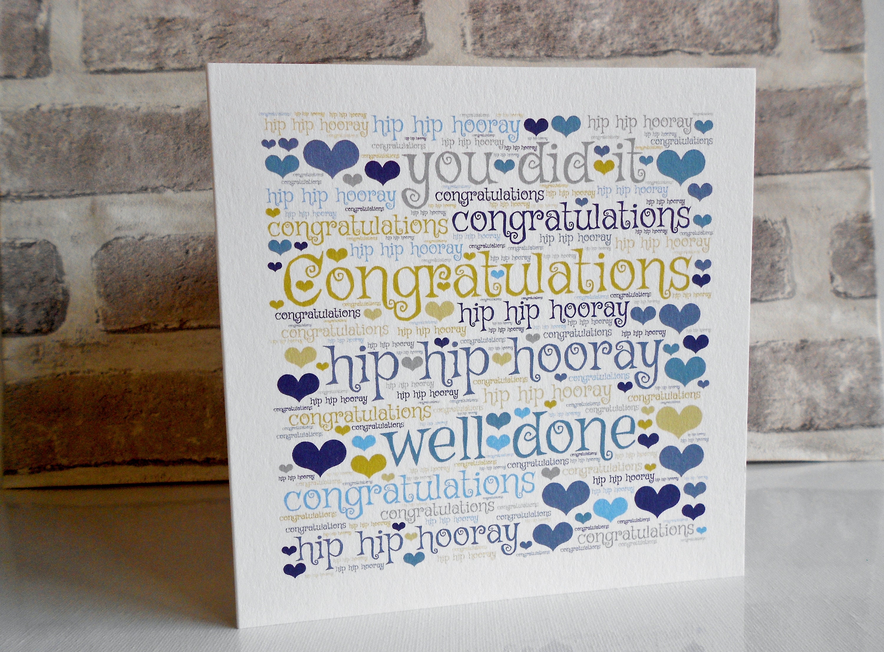 Congratulations Hip Hip Hooray Well Done You Passed Driving Test Exams ...