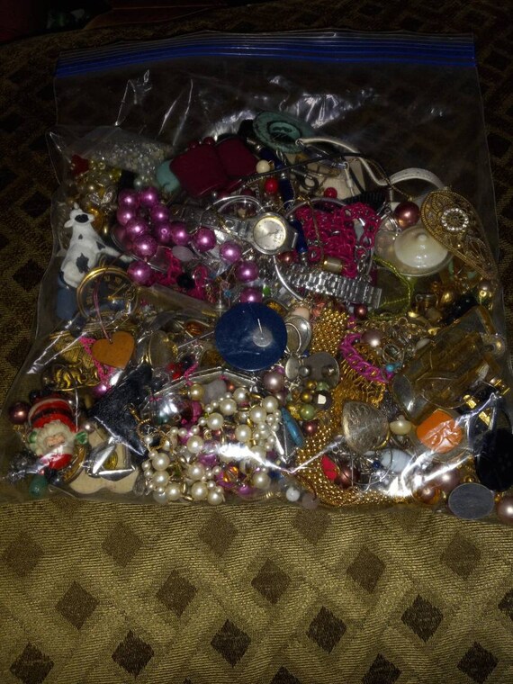 3 Lbs Junk Jewelry | Etsy