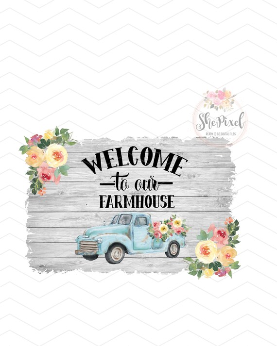 Art & Collectibles Sublimation Graphics -95018 PNG/ Welcome Sign ...