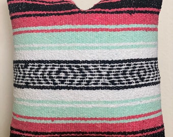 Mexican Blanket Pillow Cover - Etsy