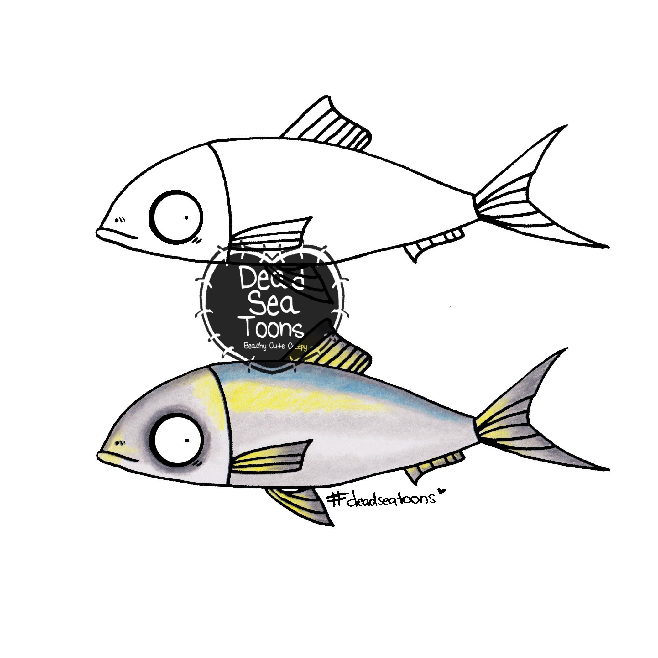 Home & Living Printable Digital Stamp DST salmon Instant Download Wall ...