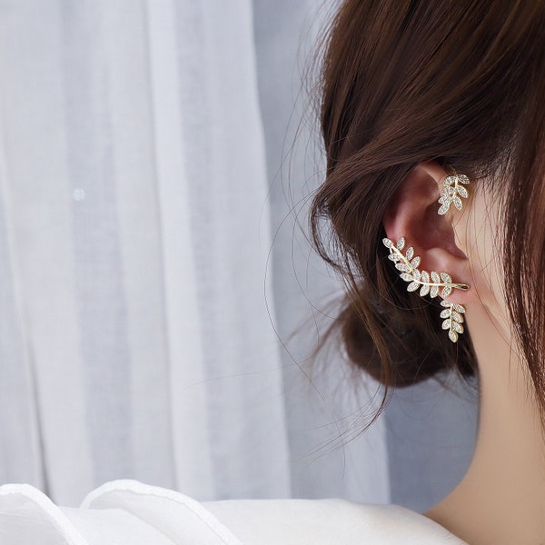 Leaf Ear Cuff - Etsy