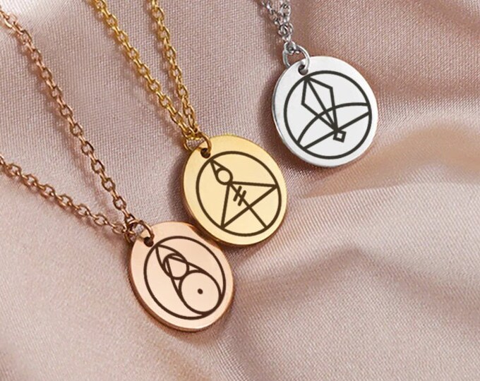 Light Glyph Necklace - Etsy