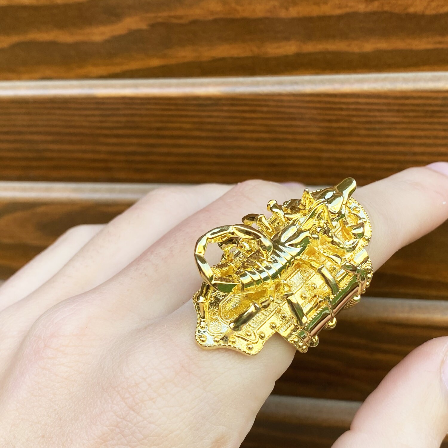 REPLICA the Mummy Ring of Anubis Scorpion King Key of - Etsy