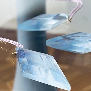 Glow in the Dark Frozen Element Necklace, Frozen 2 Rune Earth Fire ...