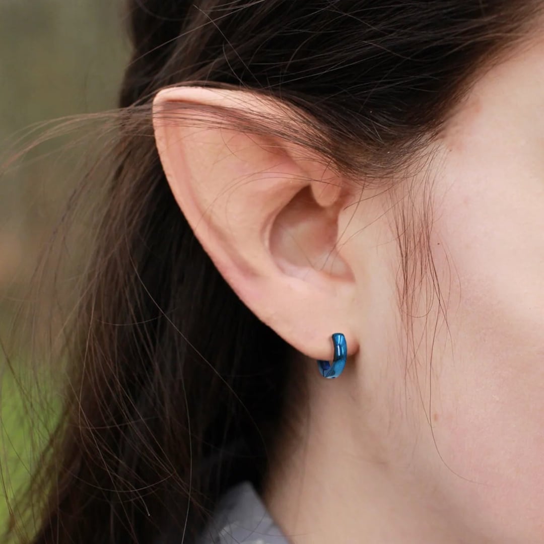 Zelda Link Blue Ear Cuff Earring, Legend of Zelda, Triforce Zelda Sword ...