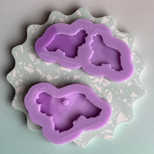 Spaniel Silhouette - Etsy