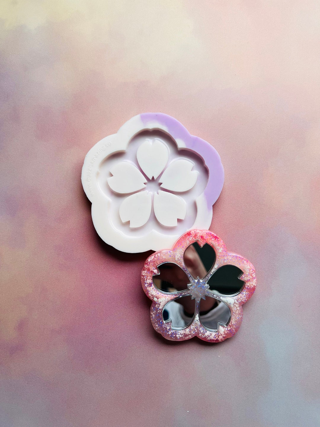 Sakura / Cherry Blossom Pocket Mirror Mould - Etsy
