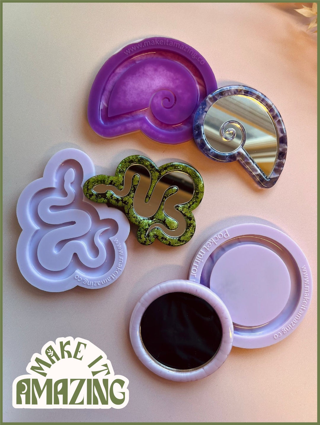 Mini Mirror Mould Bundle - Etsy