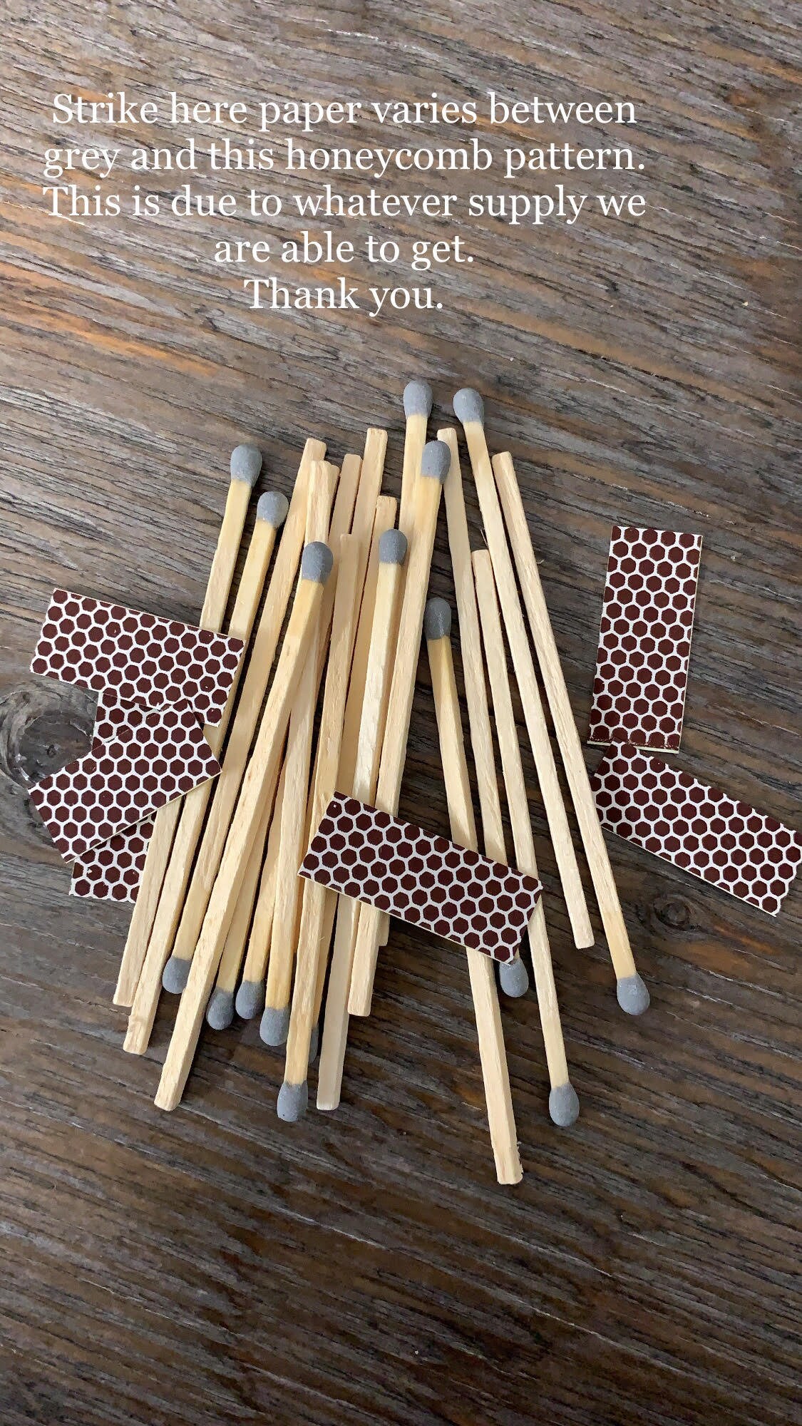 Long Stick Matches Glass Bottle LILAC-GREY Tip Matchsticks | Etsy Canada