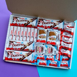 Personalised Large Kinder Bueno Letterbox Chocolate Giftbox - Birthday ...
