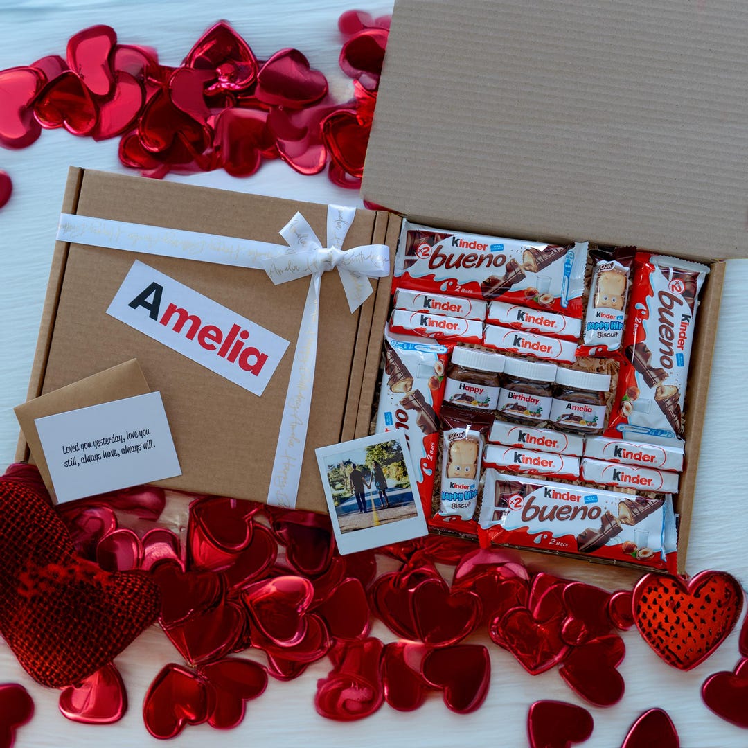 Custom Inspired by Nutella & Kinder Bueno Chocolate Gift Box/perfect ...
