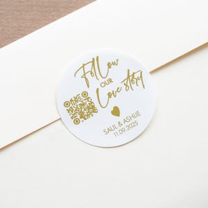 Save the Date Foil Wedding Stickers/wedding Stationary/custom Wedding ...