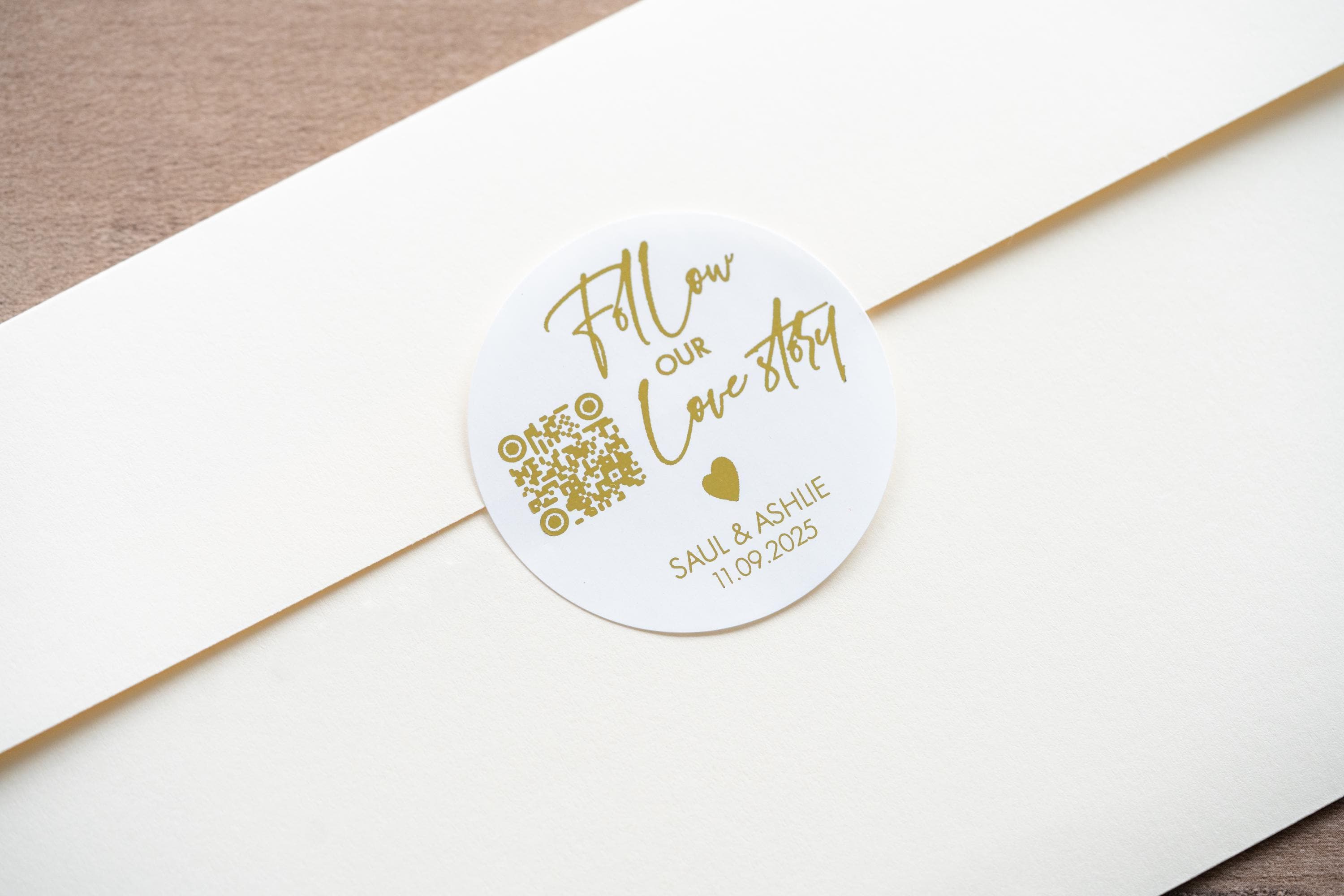 Save the Date Foil Wedding Stickers/wedding Stationary/custom Wedding ...