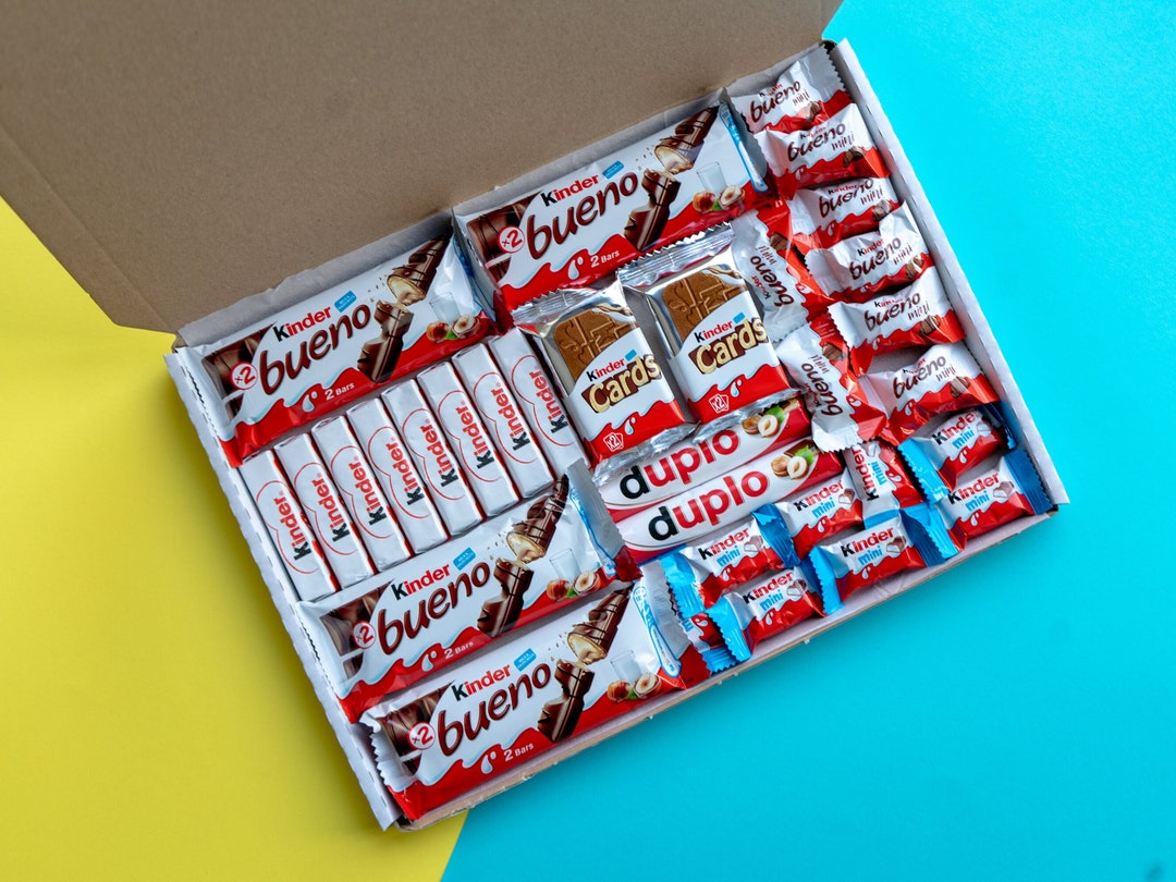 Personalised Large Kinder Bueno Letterbox Chocolate Giftbox - Birthday ...