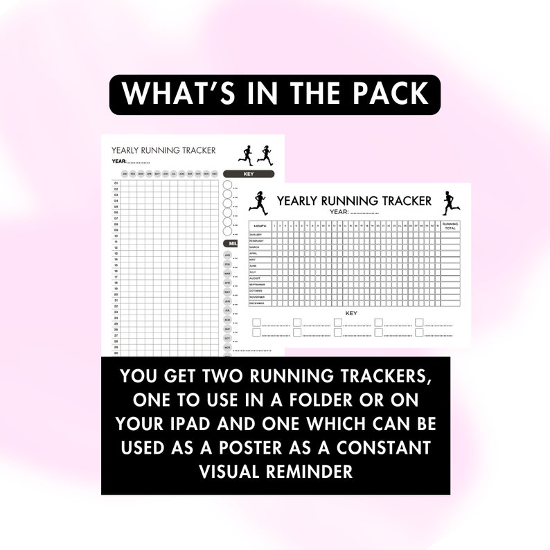Running Tracking Pack - Couch to 5K Training Plan With Running Log ...