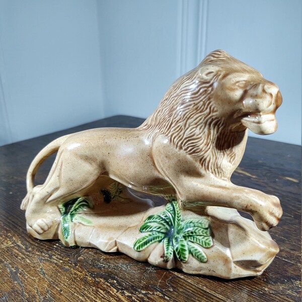 Ceramic Lion - Etsy