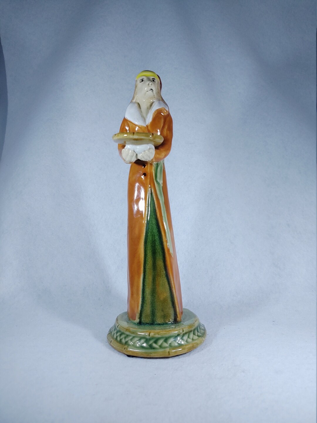 Vintage Dog Butler Figurine Dog Holding Tray - Etsy