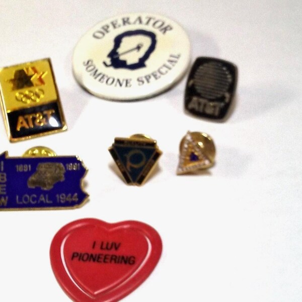 Telephone Pins - Etsy