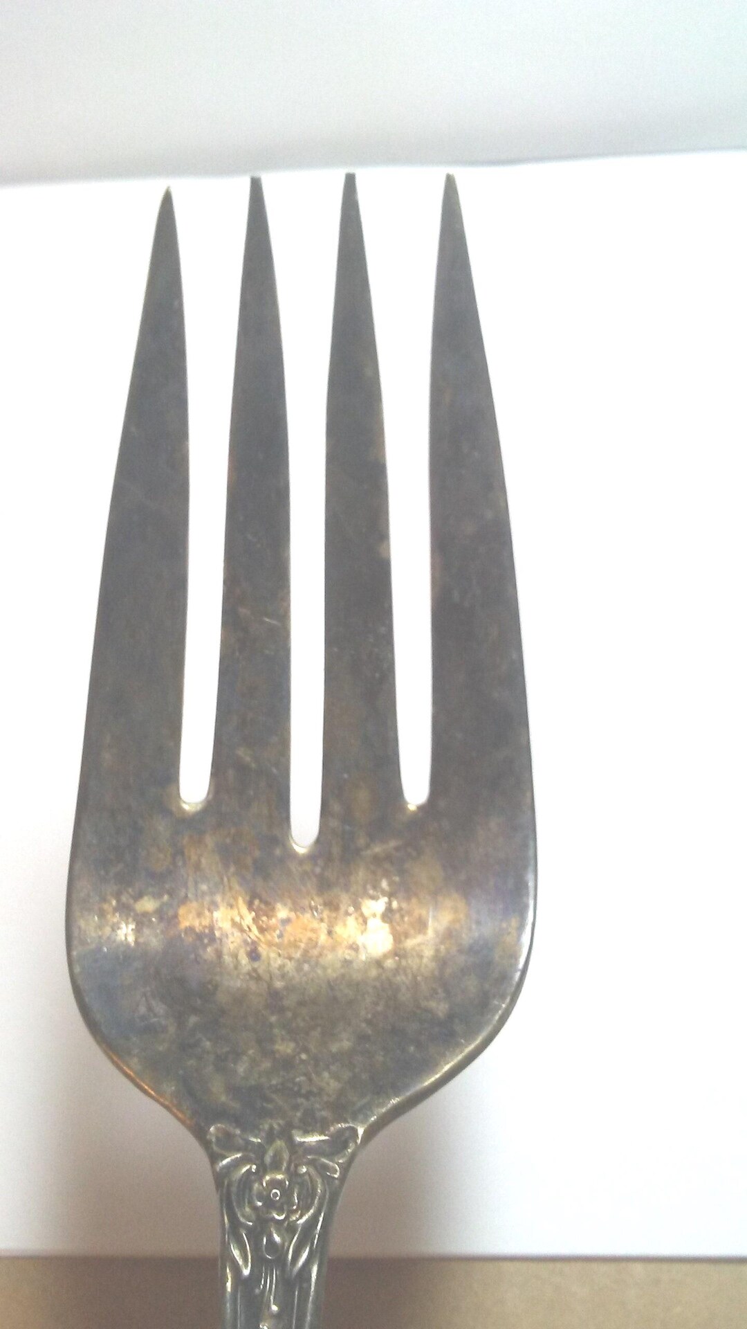 Vintage Serving Silver Fork From the 1950's. Needs Polished. - Etsy