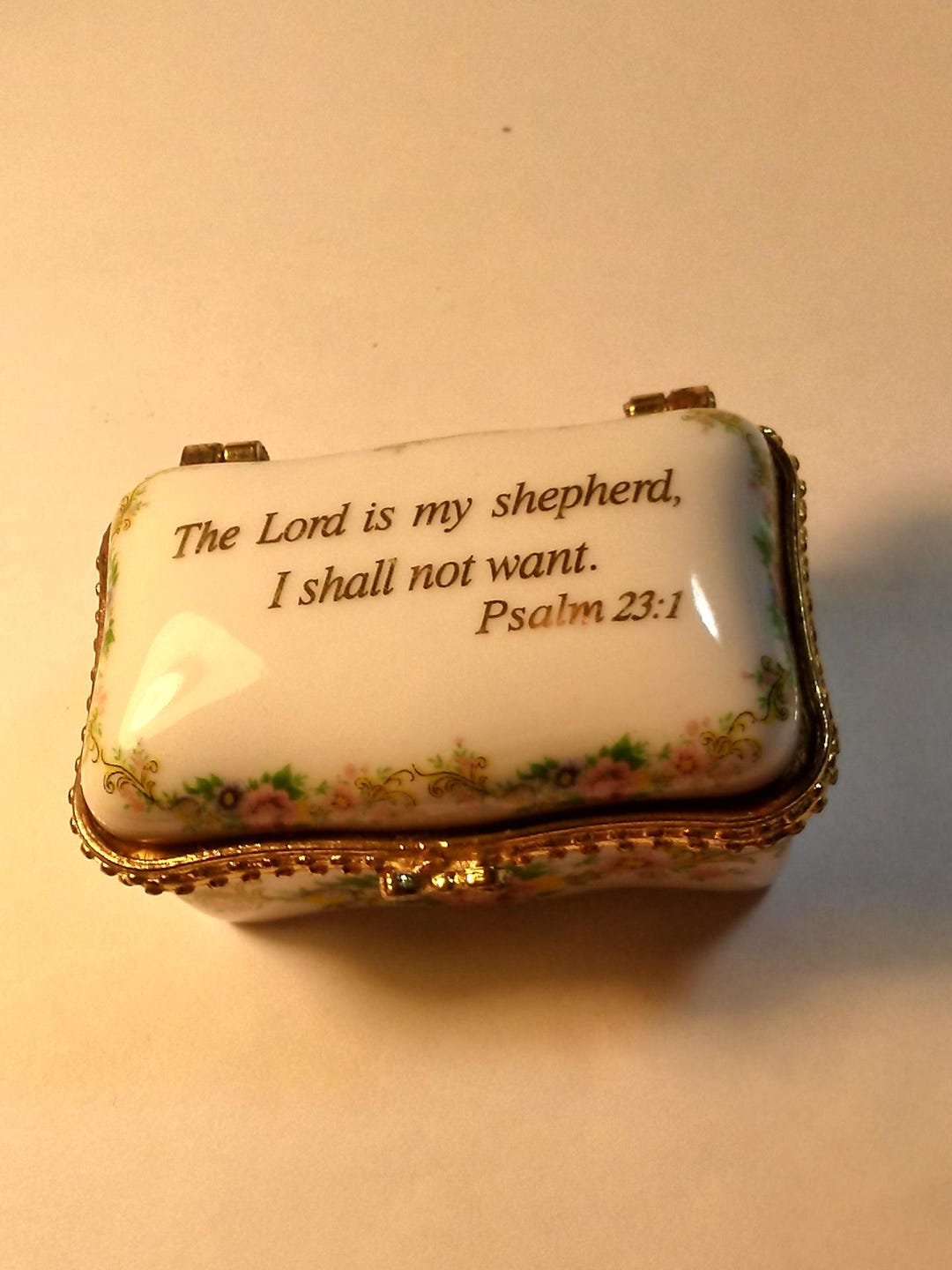 Vintage Imperial Porcelain Trinket Box - Etsy