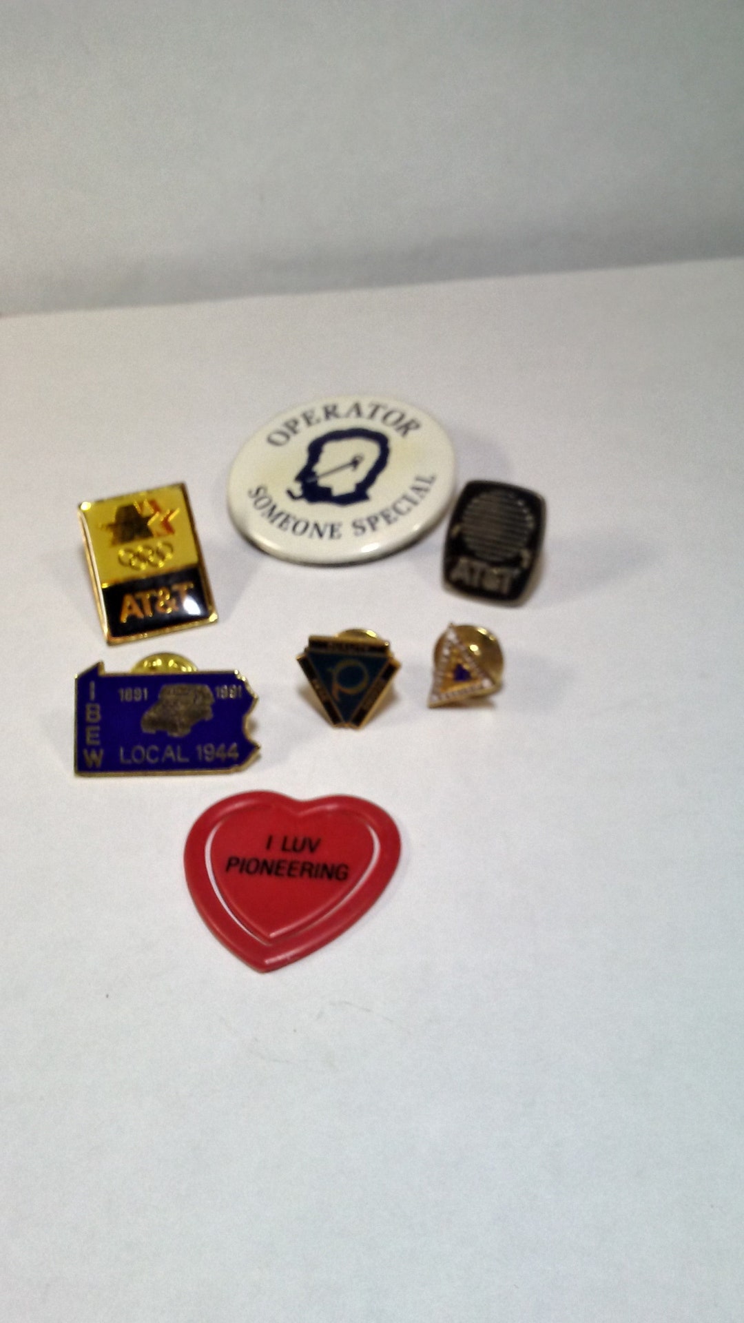 Lot of 7 Telephone Operators Pins - Etsy