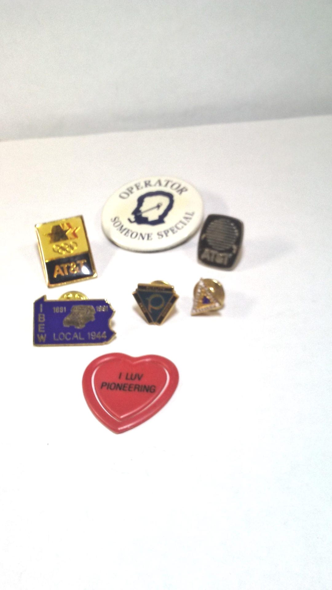 Lot of 7 Telephone Operators Pins - Etsy