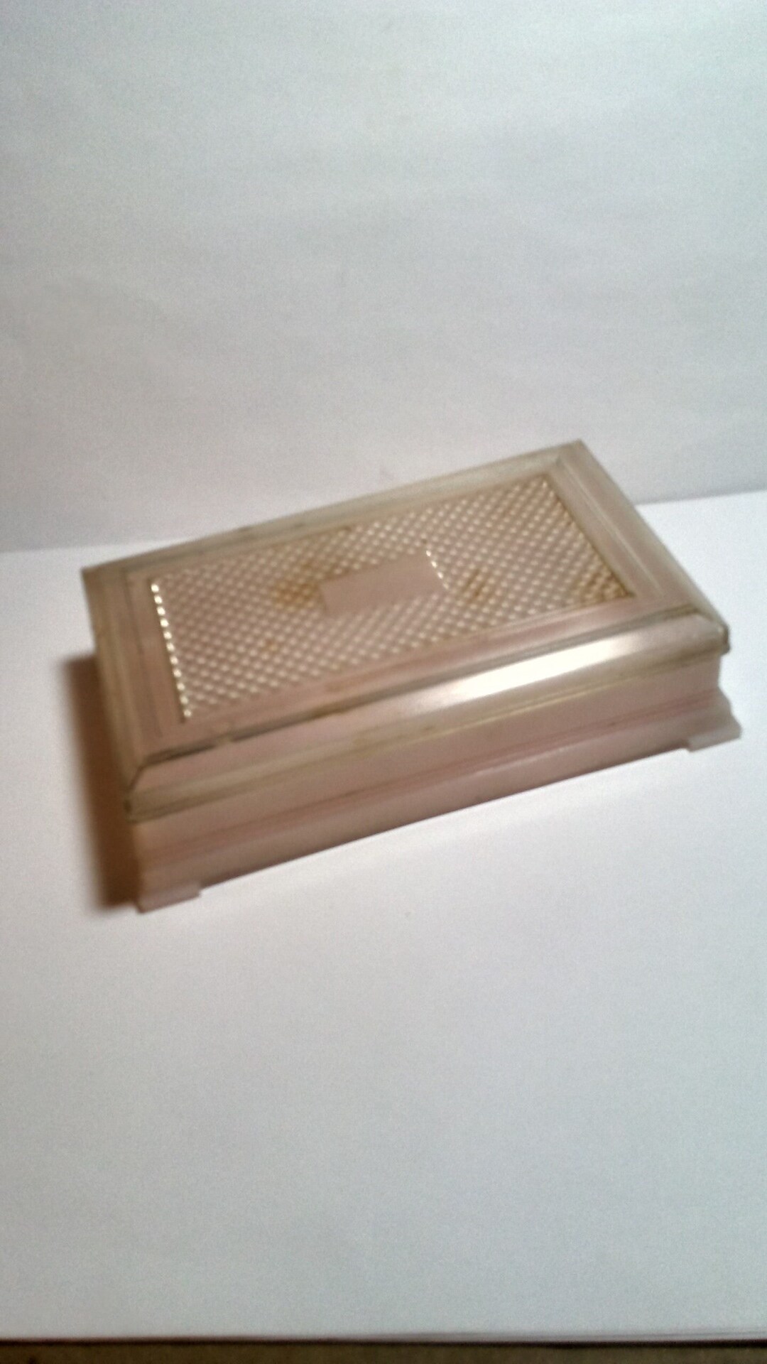FOSTA Plastic Box. Pink Bottom and Clear Lid. Pver 65 Years Old. - Etsy