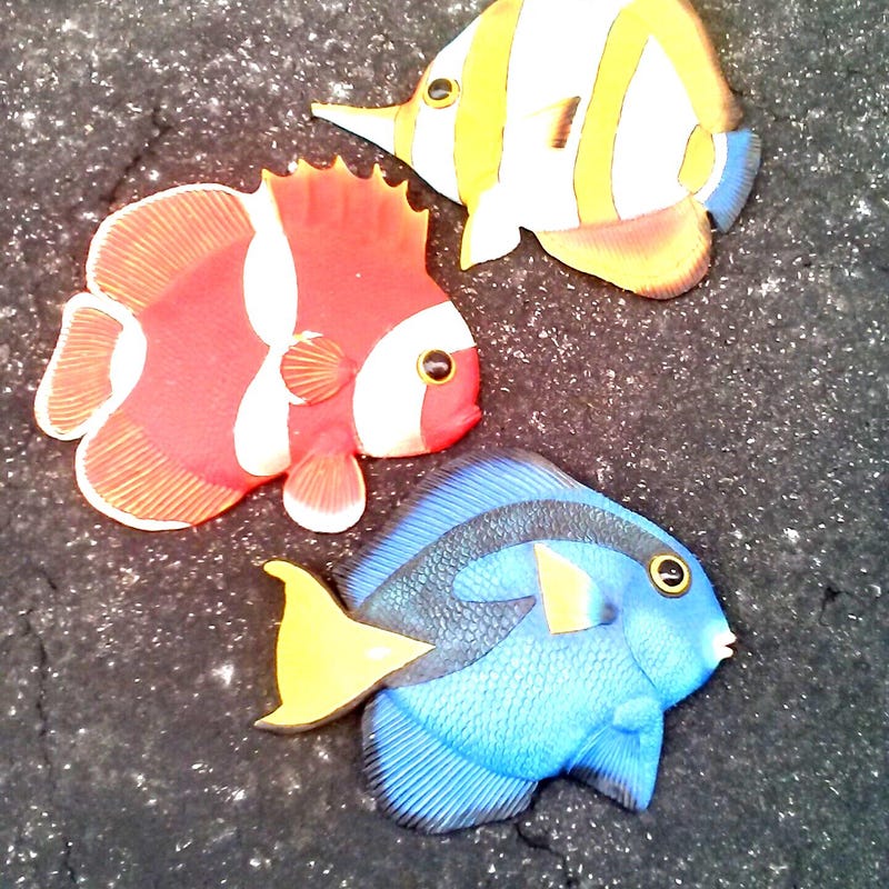 Ceramic Wall Swimmers - Etsy