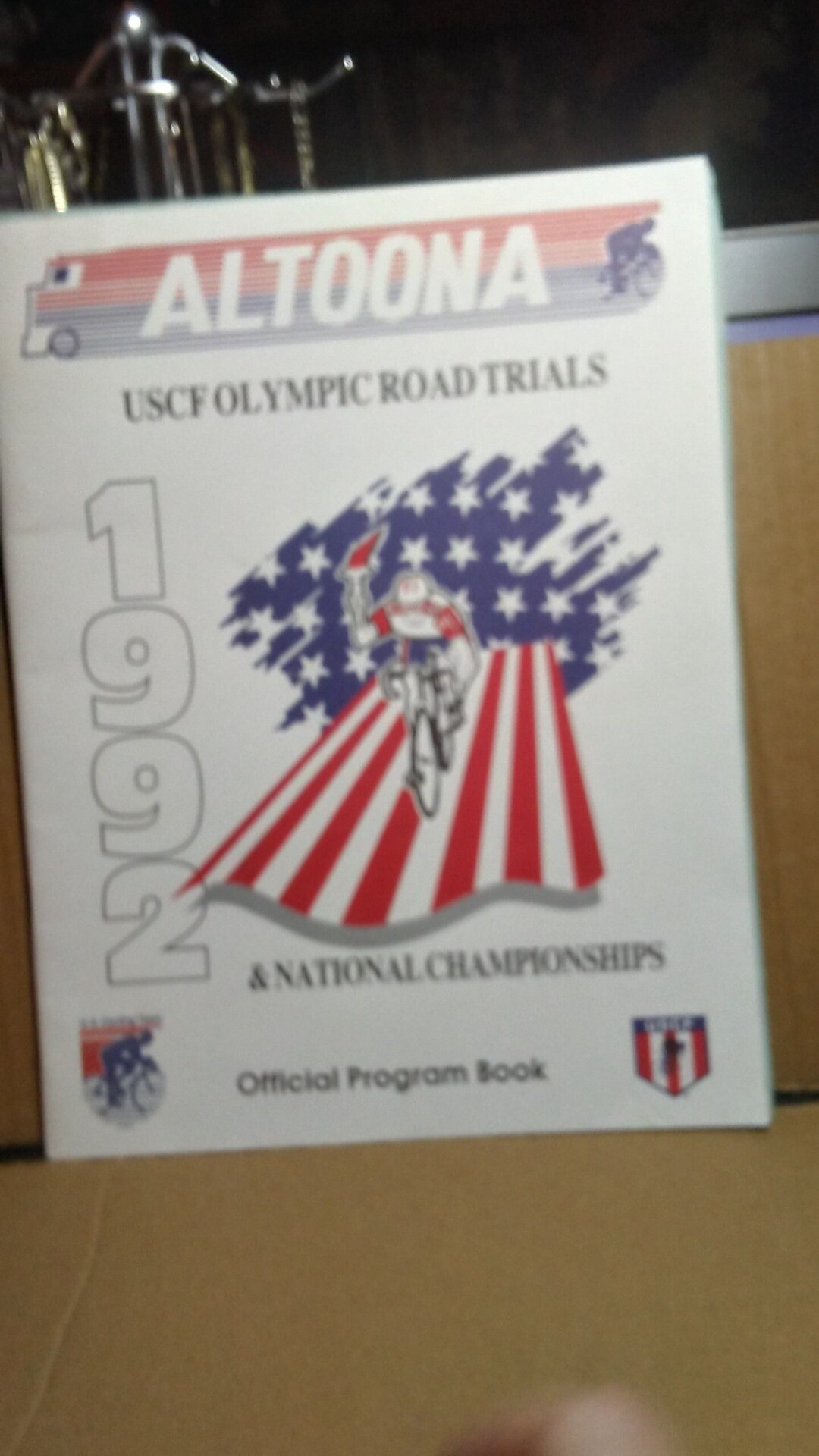 Vintage 1992 USCF Olympic Road Trials, Altoona, Pa Official Program ...