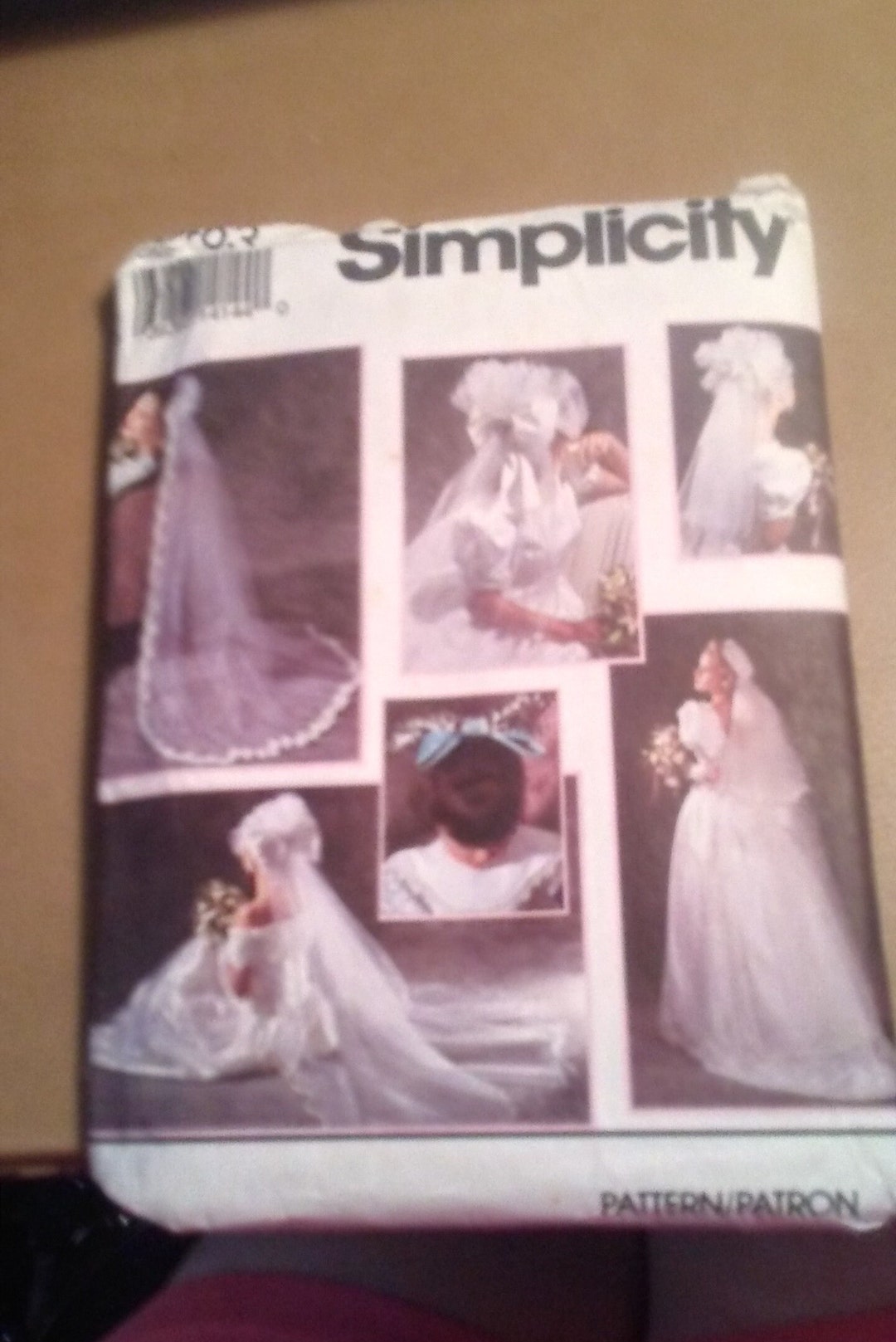 Vintage Simplicity Bridal Veil Patterns 8463 From 1993. - Etsy