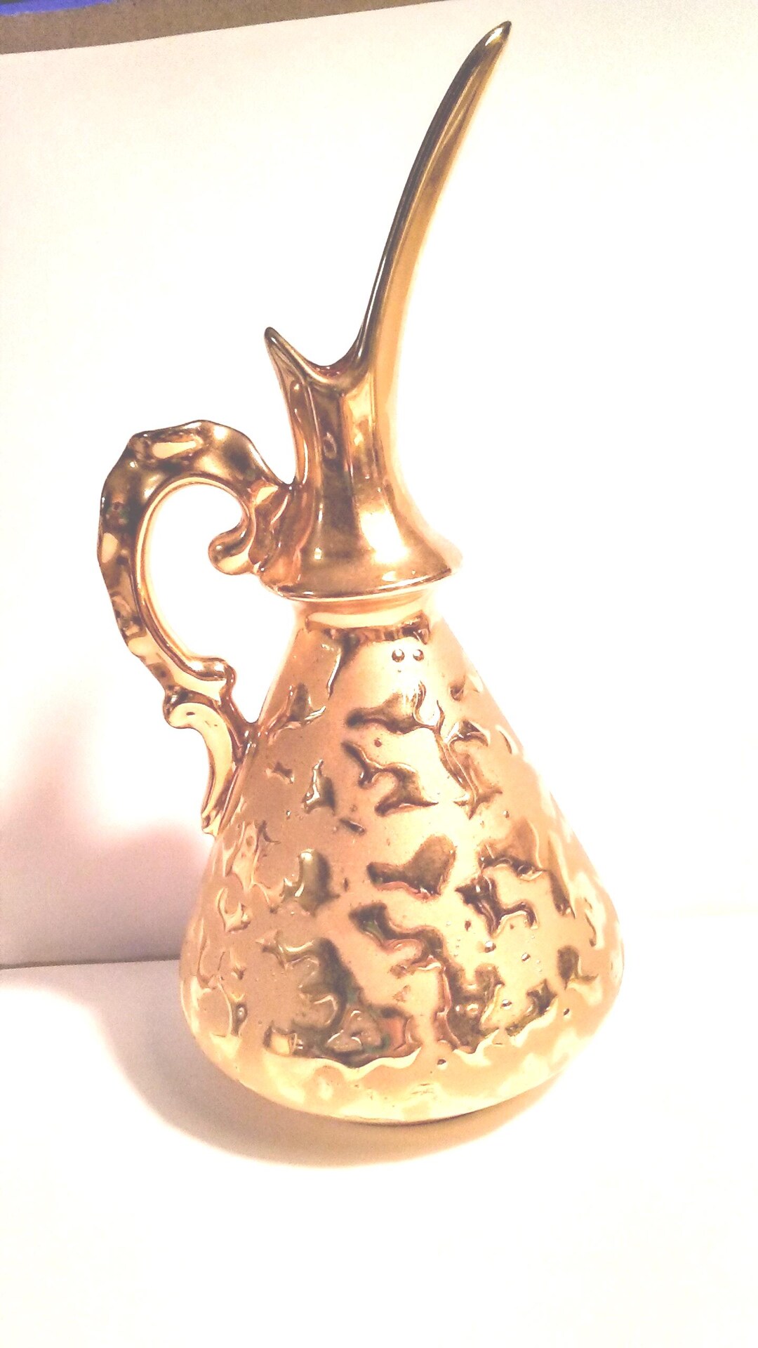 Vintage Weeping Dripping 22K Gold Urn Pitcher - Etsy