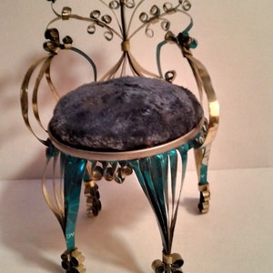 Vintage Pin Cushion Chair Made From a Tin Can Cut and Curled. - Etsy