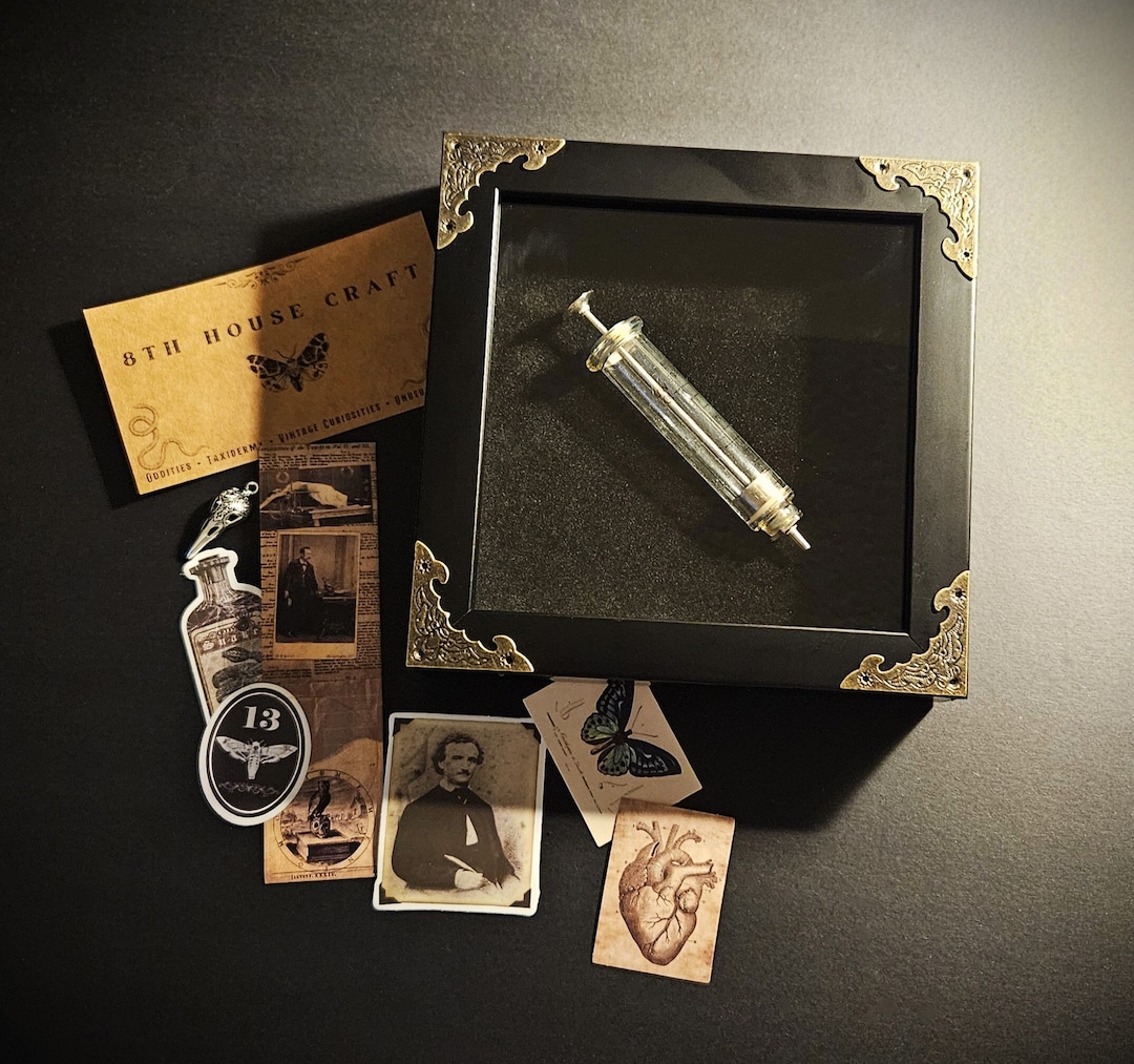 Vintage Syringe in Shadow Box | Medical Curiosities | Antique Medicine ...