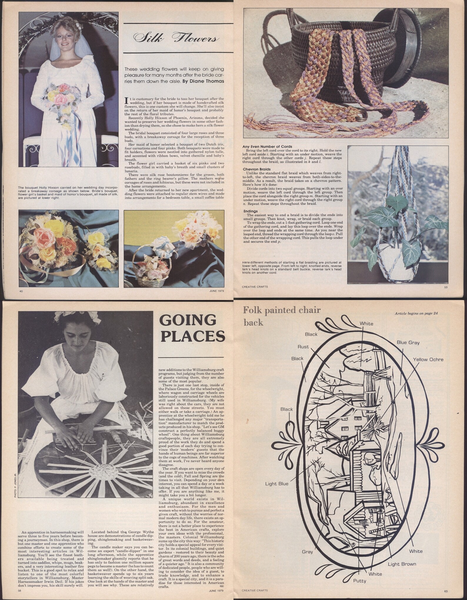 Crafts Magazine Feb 1988 and Creative Crafts Magazine July 1979 2 X ...
