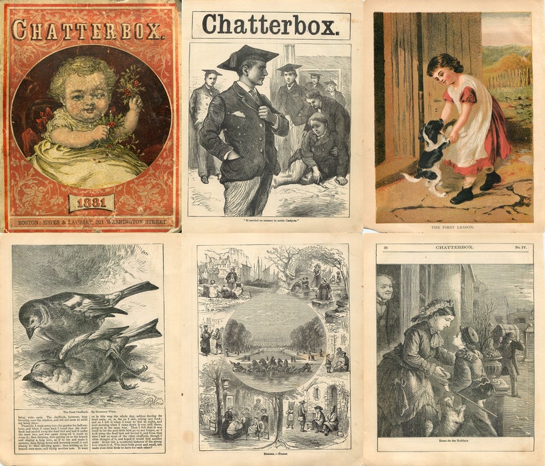 Chatterbox Victorian Children’s Magazine - With Wonderful Illustrations ...