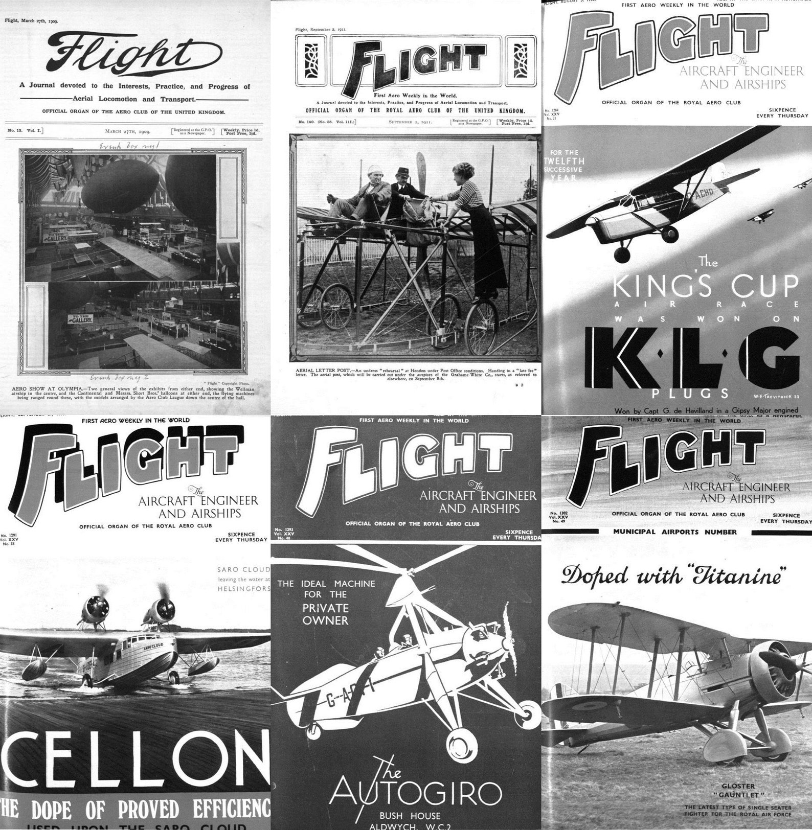 756 Flight International Aviation Magazines 1909-1934 Aerospace Mags ...