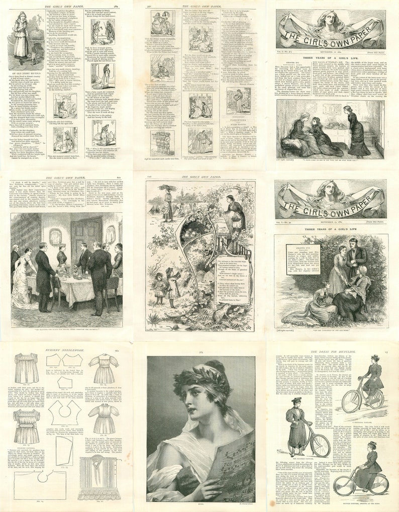 The Girls Own Annual - a Collection of 'the Girls Own Paper' Magazines ...