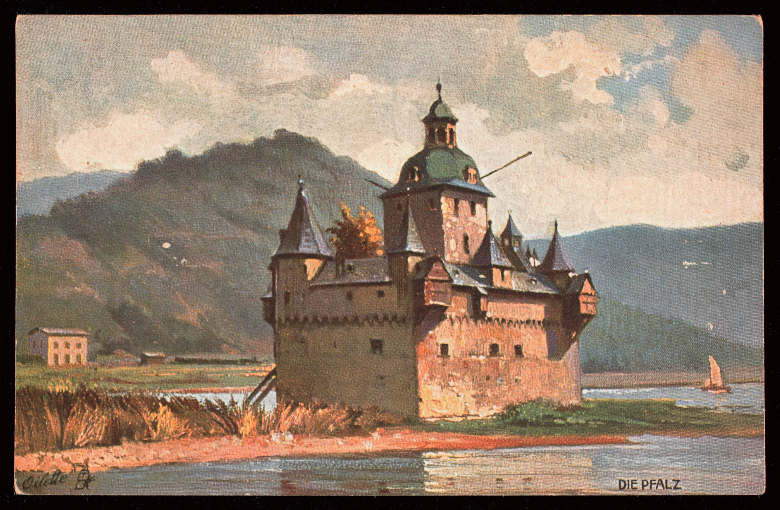 Over 600 Vintage postcards of Castles and Palaces around the world ...
