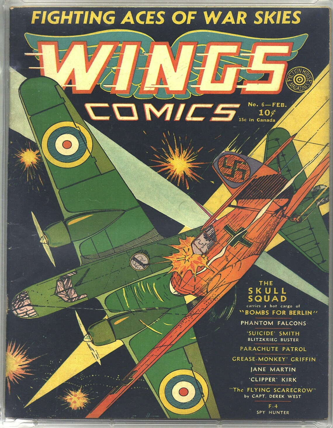 Wings Comics 1940s 1950s Aviation War Comics. 121 Issues Pdfs. Suicide ...