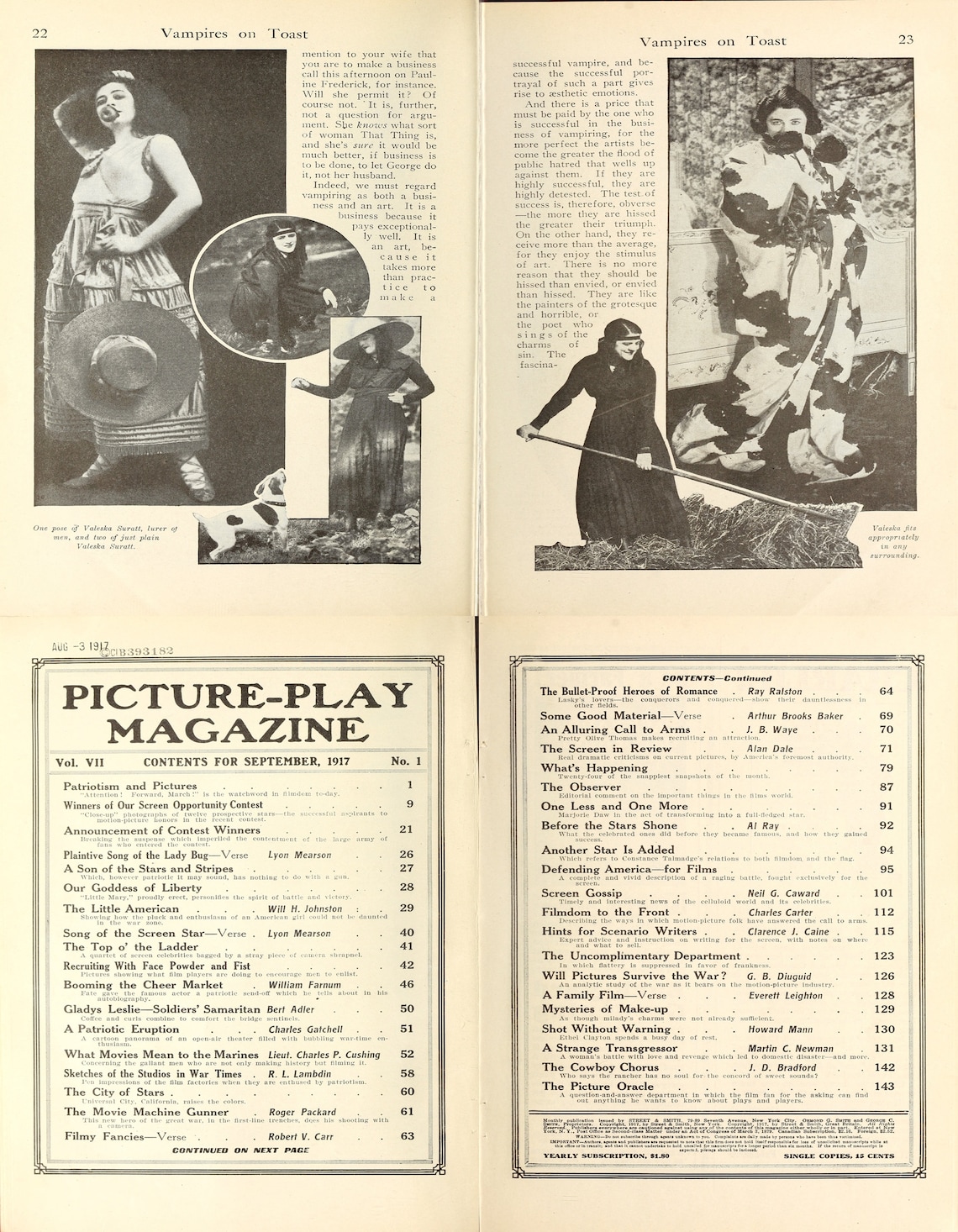 Picture Play Magazines 1916 1920s. Vintage Movie & Film Magazines ...