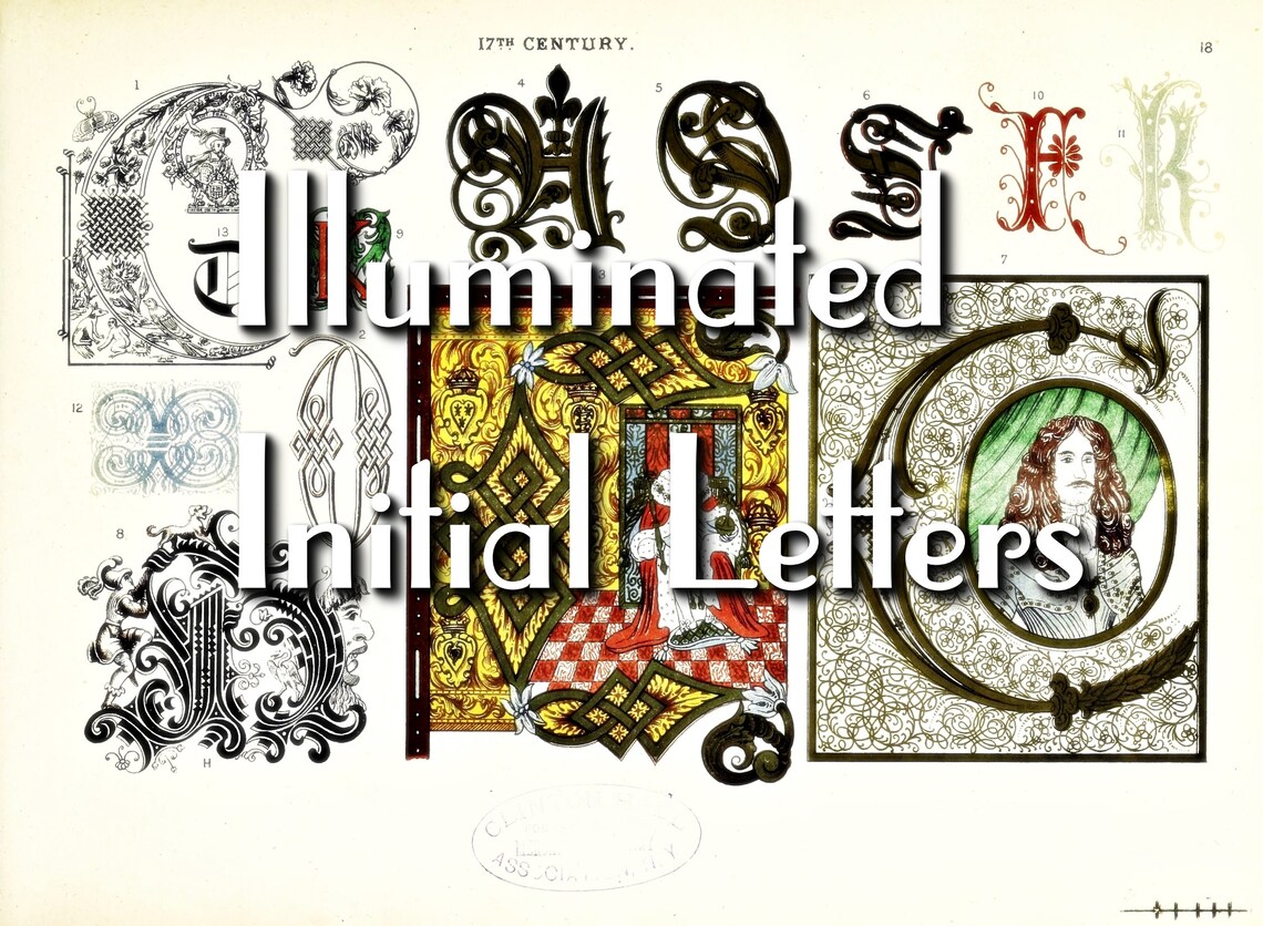 Hand Book of Illuminated Initial Letters 6th to the 18th Century - 363 ...