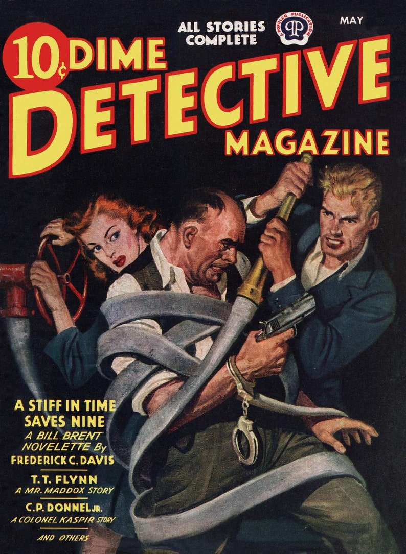 Dime Detective Magazines. Pulp Fiction 1930s to 1950s. Murder Mystery ... Dime Detective Magazines. Pulp Fiction 1930s to 1950s. Murder Mystery ...