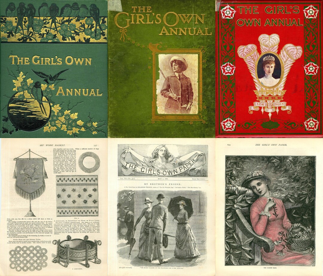 The Girls Own Annual: 1880-1888 Magazine Collection (pdfs) - Etsy