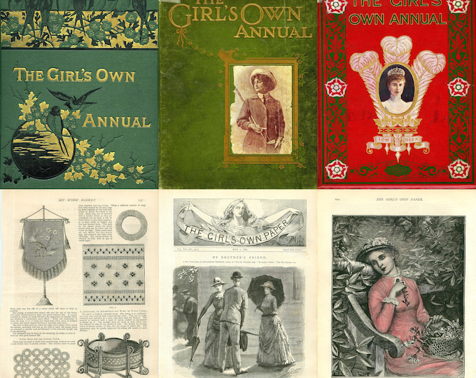 Antique Collectable, the Girl's Own Paper Magazine From 1891 and 1892 ...