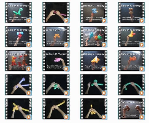 56 Balloon Modelling Tutorials Balloon Animals Dog, Fish, Parrot, Pig ...