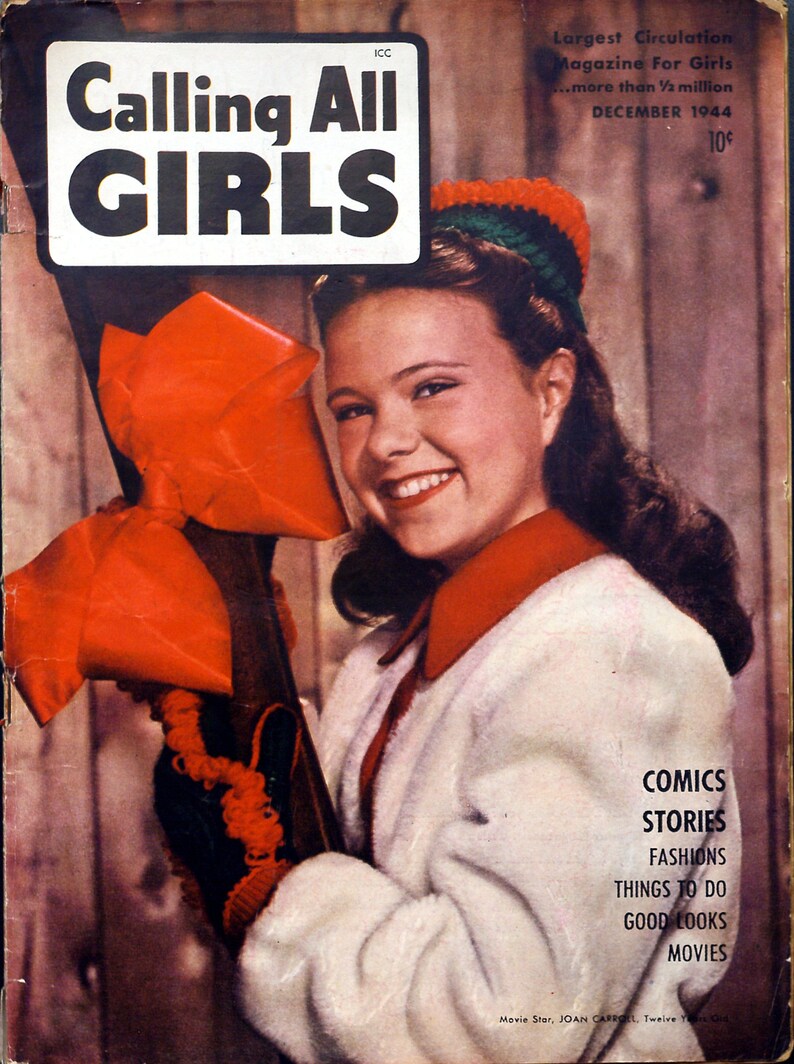 Vintage 'calling All Girls' Magazines 1940s-50s: 34 Issues (PDF) - Etsy