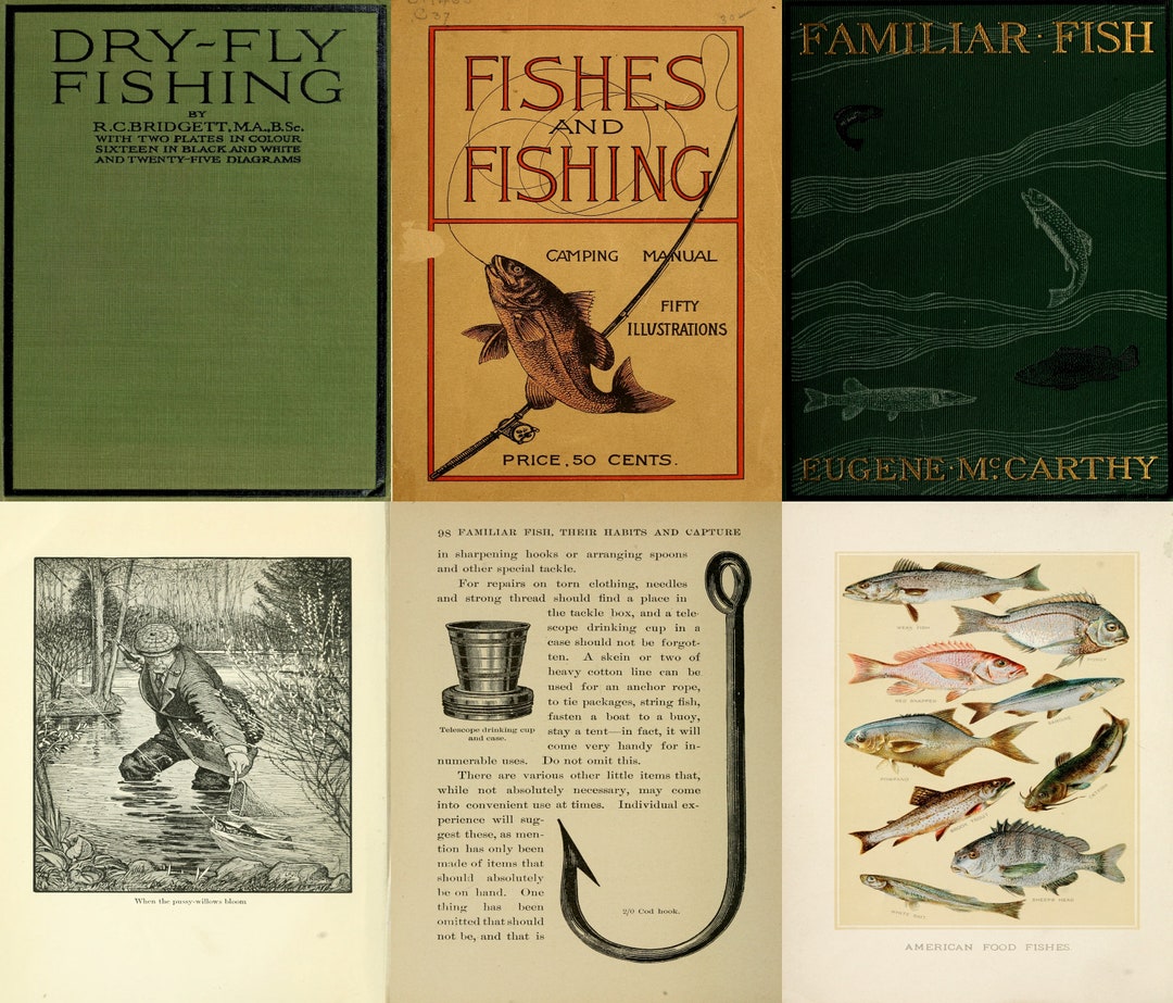 Vintage Fishing Ebooks Collection. Flymaking, Trout Fishing, Sea ...