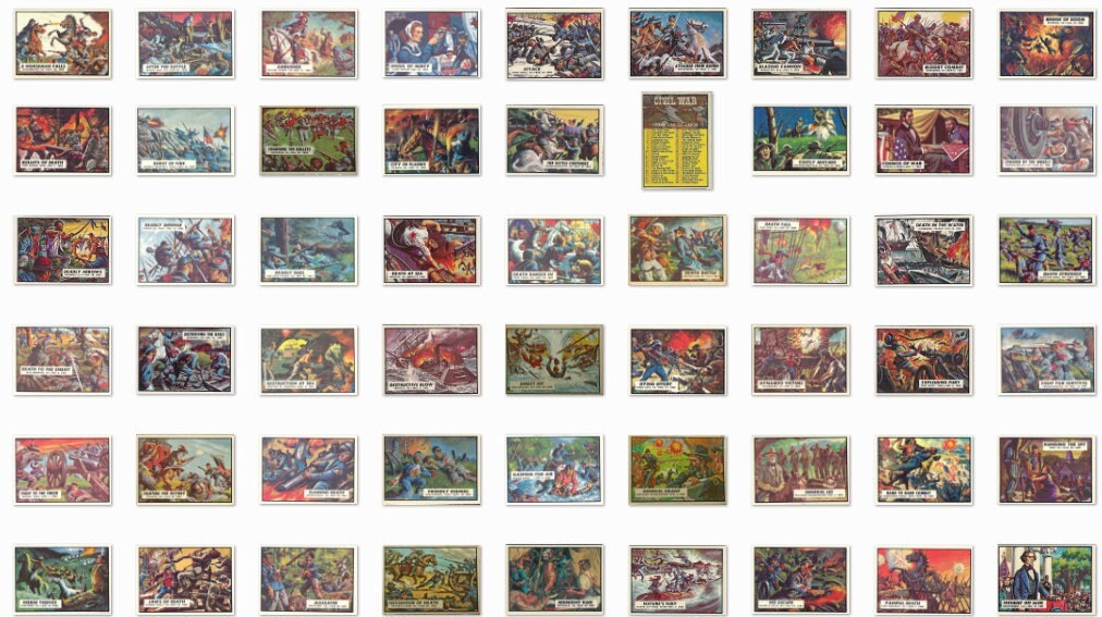 American Civil War Media Collection. Features Civil War Cards ...