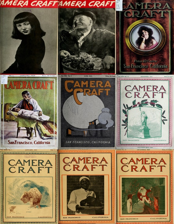 Camera Craft Vintage Photography Magazines 1900 300 Issues | Etsy